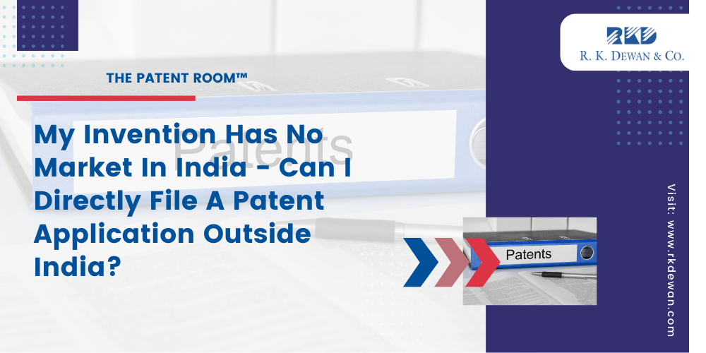 Foreign Filing License for Patent Application